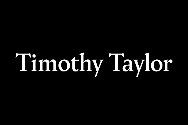 New gallery identity for Timothy Taylor - Zak Group